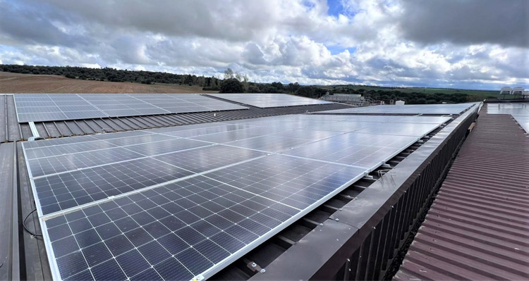 Planta solar que permite reducir 116 toneladas de CO2 al año ...
