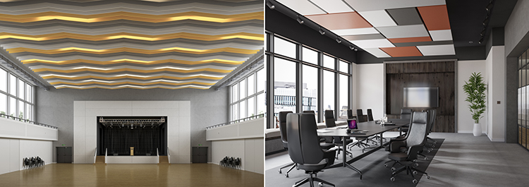 Techos acústicos que atenúan el ruido - DPArquitectura